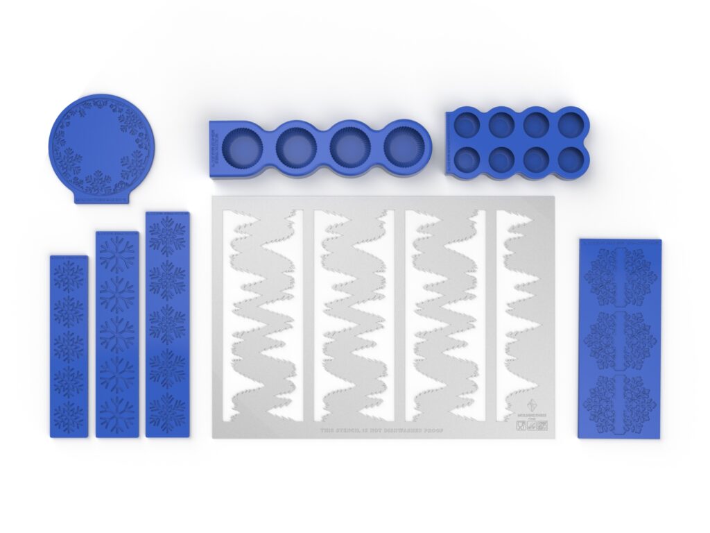 Snowflake Tuille Molds | MoldBrothers